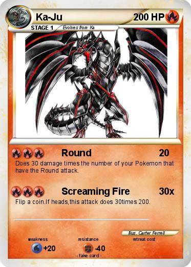 Pokémon Ka Ju - Round - My Pokemon Card