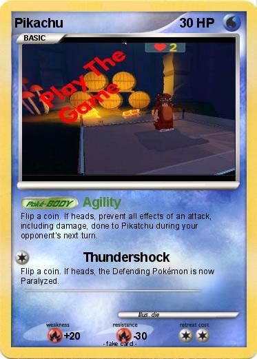 Pokémon Pikachu 21802 21802 - Agility - My Pokemon Card