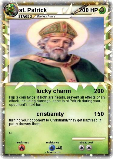 Pokémon st Patrick 16 16 - lucky charm - My Pokemon Card