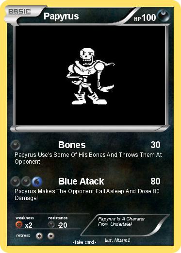 Pokémon Papyrus 266 266 - Bones - My Pokemon Card