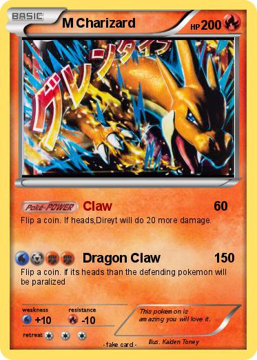 Pokémon M Charizard 953 953 - Claw - My Pokemon Card