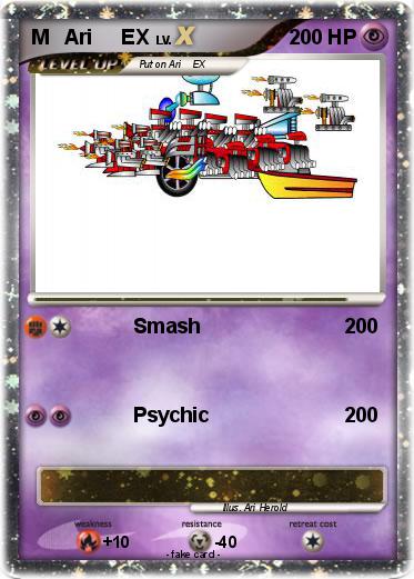 Pokémon M Ari EX - Smash - My Pokemon Card