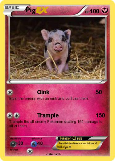Pokémon Pig 1007 1007 - Oink - My Pokemon Card