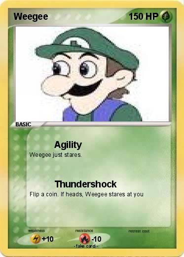 Pokémon Weegee 187 187 - Agility - My Pokemon Card