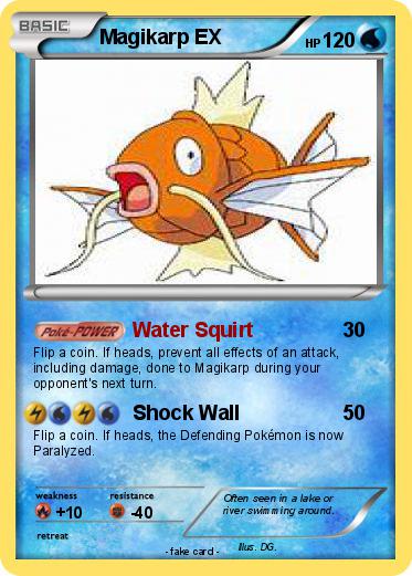 Pokémon Magikarp EX 87 87 - Water Squirt - My Pokemon Card
