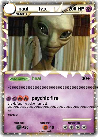 Pokémon paul lv x - heal - My Pokemon Card