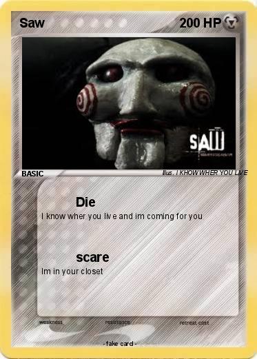 Pokémon Saw 52 52 - Die - My Pokemon Card