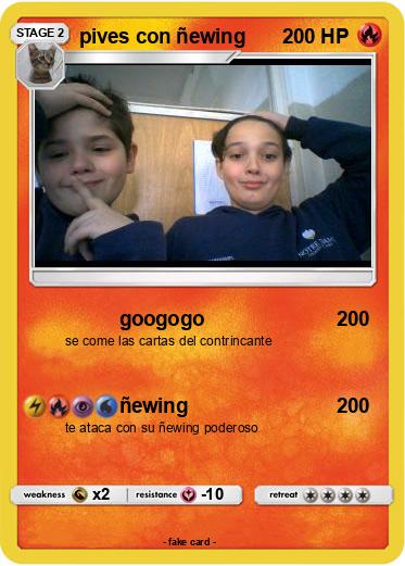 Pokémon pives con newing - googogo - My Pokemon Card