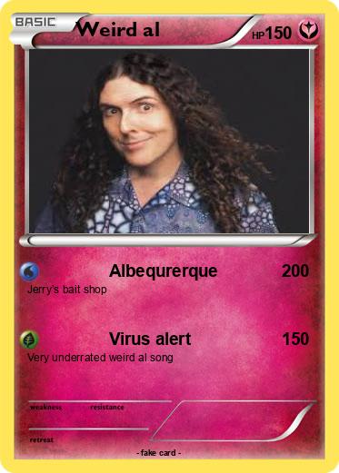 Pokémon Weird al 87 87 - Albequrerque - My Pokemon Card