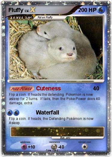 Pokémon Fluffy 197 197 - Cuteness - My Pokemon Card