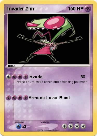 Pokémon Invader Zim - Invade - My Pokemon Card
