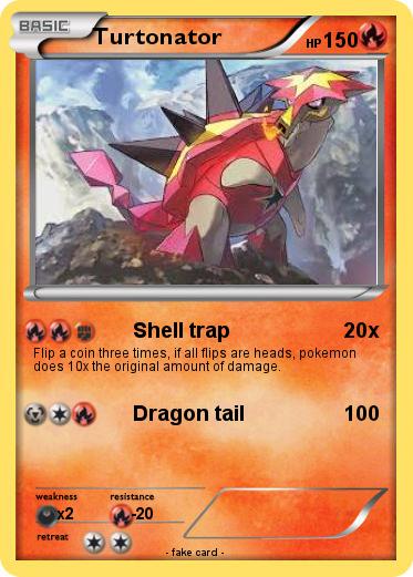 Pokémon Turtonator 5 5 - Shell trap - My Pokemon Card