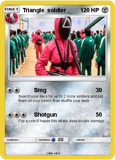 Pokémon Triangle soldier - Smg - My Pokemon Card