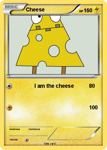 Pokémon Cheese 589 589 - I am the cheese - My Pokemon Card