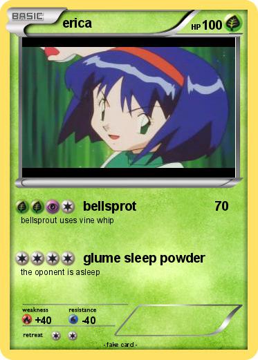 Pokémon erica 41 41 - bellsprot - My Pokemon Card