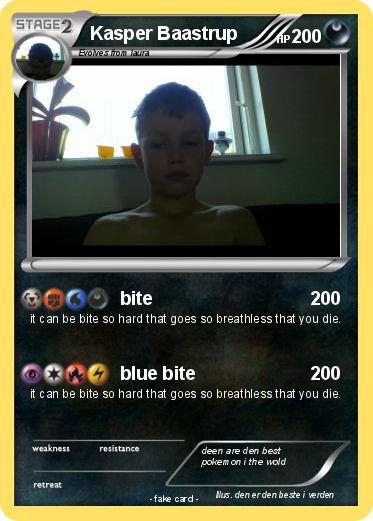 Pokémon Kasper Baastrup - bite - My Pokemon Card