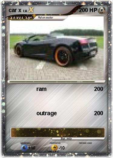 Pokémon car x - ram - My Pokemon Card
