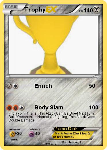 Pokémon Trophy 15 15 - Enrich - My Pokemon Card
