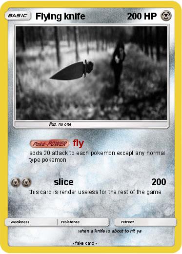 Pokémon Flying knife 1 1 - fly - My Pokemon Card