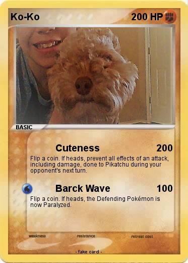 Pokémon Ko Ko 12 12 - Cuteness - My Pokemon Card