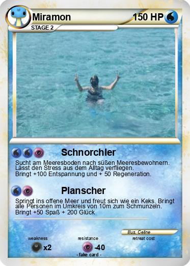 Pokémon Miramon 1 1 - Schnorchler - My Pokemon Card