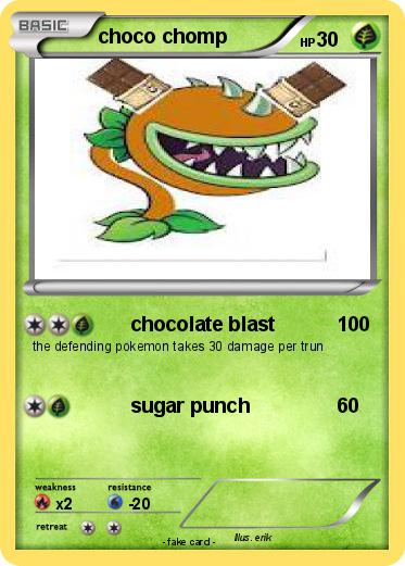 Pokémon choco chomp - chocolate blast - My Pokemon Card