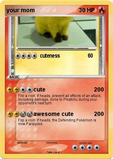 Pokémon your mom 704 704 - cute - My Pokemon Card