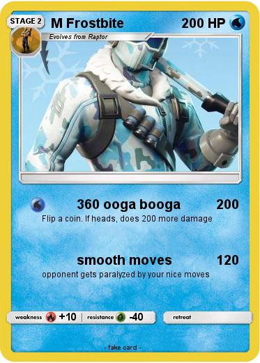 Pokémon M Frostbite - 360 ooga booga - My Pokemon Card