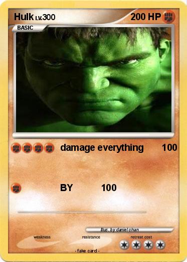 Pokémon Hulk 328 328 - damage everything 100 - My Pokemon Card