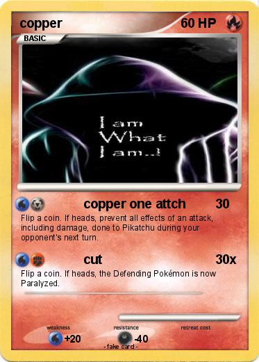 Pokémon copper 33 33 - copper one attch - My Pokemon Card
