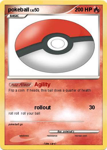 Pokémon pokeball 561 561 - Agility - My Pokemon Card