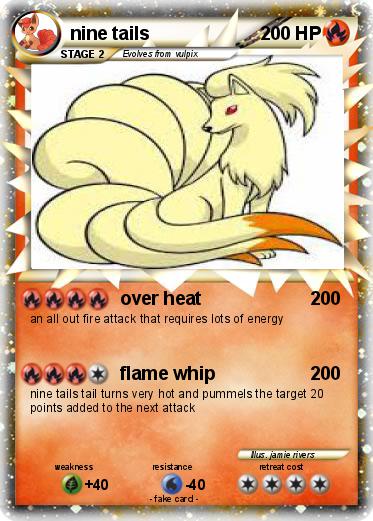 Pokémon nine tails 102 102 - over heat - My Pokemon Card