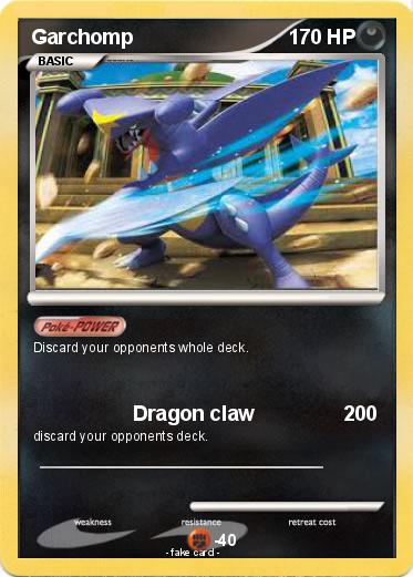 Pokémon Garchomp 655 655 - Dragon claw - My Pokemon Card