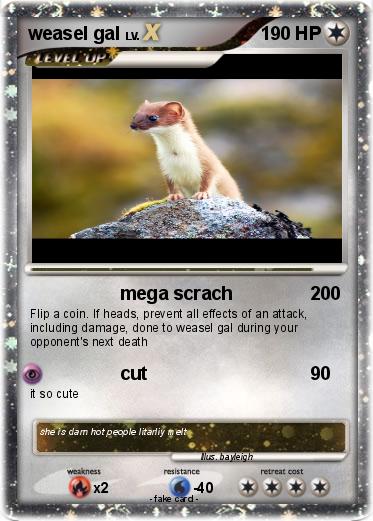 Pokémon weasel gal - mega scrach - My Pokemon Card