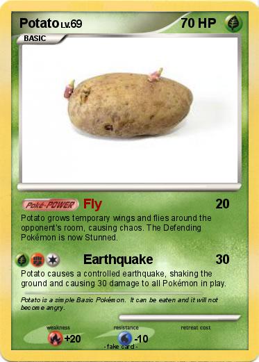 Pokémon Potato 529 529 - Fly - My Pokemon Card