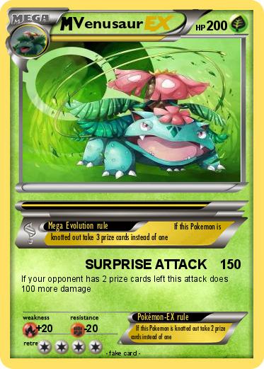 Pokémon Venusaur 1117 1117 - SURPRISE ATTACK - My Pokemon Card