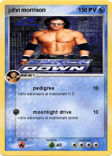 Pokémon john morrison 4 4 - pedigree - Ma carte Pokémon