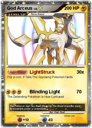Pokémon God Arceus 16 16 - LightStruck - My Pokemon Card