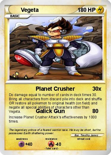 Pokémon Vegeta 725 725 - Planet Crusher - My Pokemon Card
