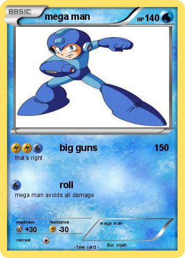 Pokémon mega man 264 264 - big guns - My Pokemon Card
