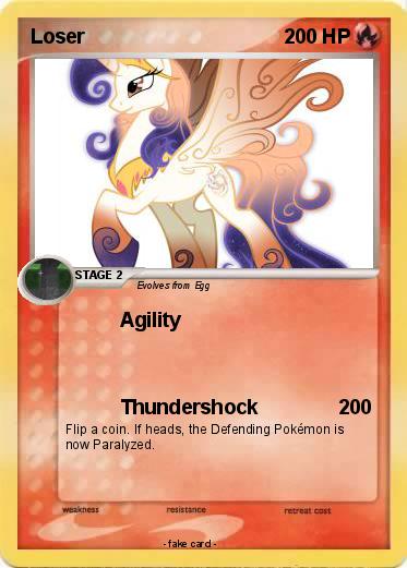 Pokémon Loser 98 98 - Agility - My Pokemon Card