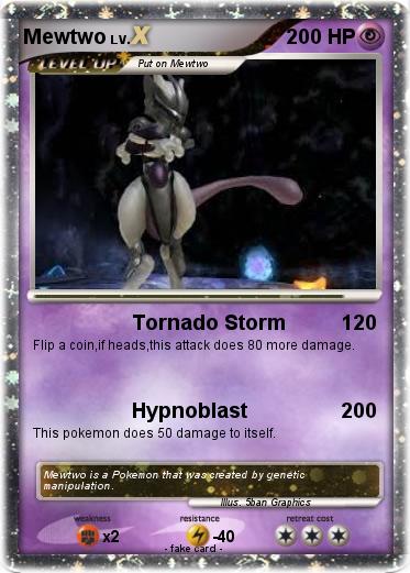 Pokémon Mewtwo 8608 8608 - Tornado Storm - My Pokemon Card