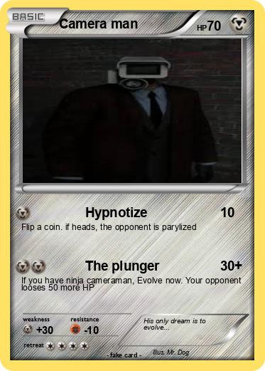 Pokémon Camera man 9 9 - Hypnotize - My Pokemon Card