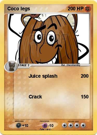 Pokémon Coco legs - Juice splash - My Pokemon Card