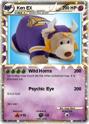 Pokémon Ken EX - Wild Horns - My Pokemon Card