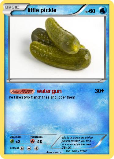 Pokémon little pickle - watergun - My Pokemon Card
