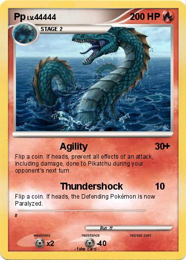 Pokémon 1 102714 102714 - Agility - My Pokemon Card