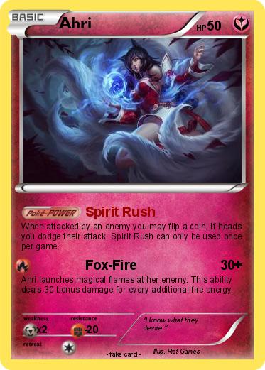 Pokémon Ahri 75 75 - Spirit Rush - My Pokemon Card