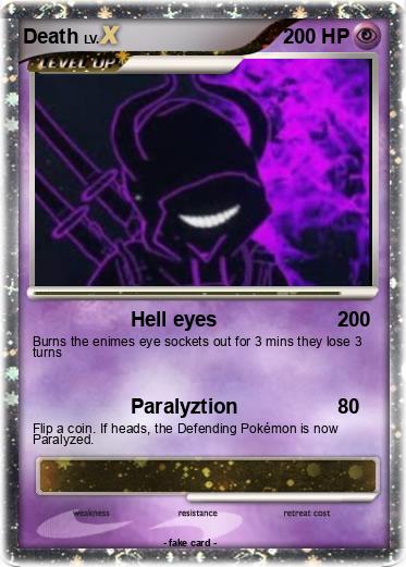 Pokémon Death 5858 5858 - Hell eyes - My Pokemon Card