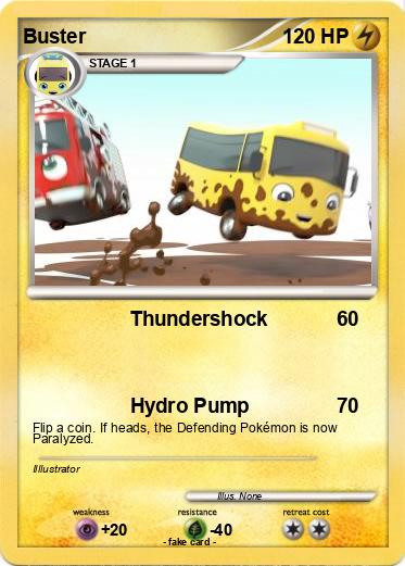 Pokémon Buster 211 211 - Thundershock - My Pokemon Card